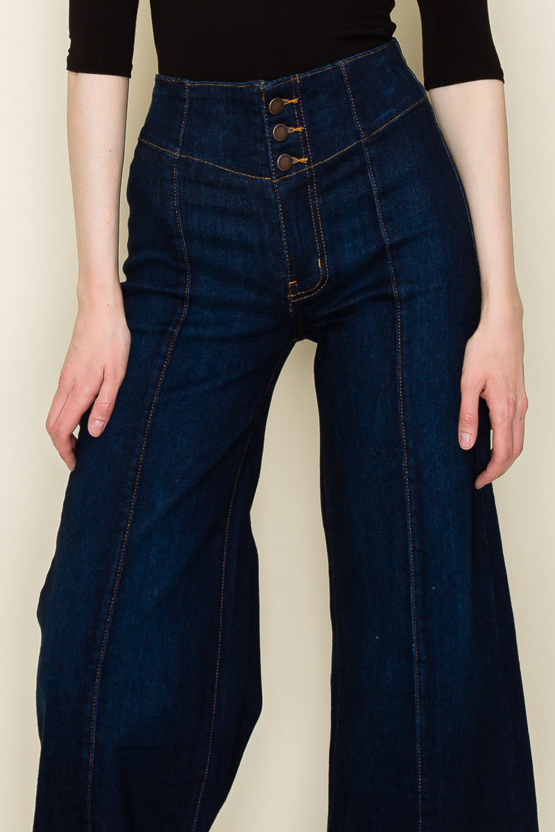 505 Wide Leg Denim Jeans in Pink | O2 Denim 505 Wide Leg Denim Jeans in Pink | O2 Denim